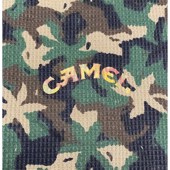 Camel | Shirts | Vintage Camel Cigarettes Camo Camouflage Ribbed ...
